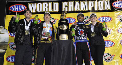 NHRA Honors Champions In HollywoodPerformance Racing Industry