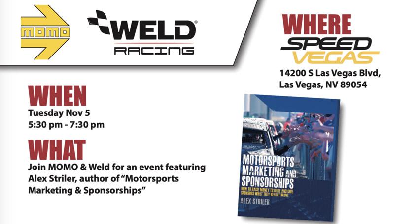 MOMO, Weld Racing To Present Motorsports Sponsorship Summit Performance ...